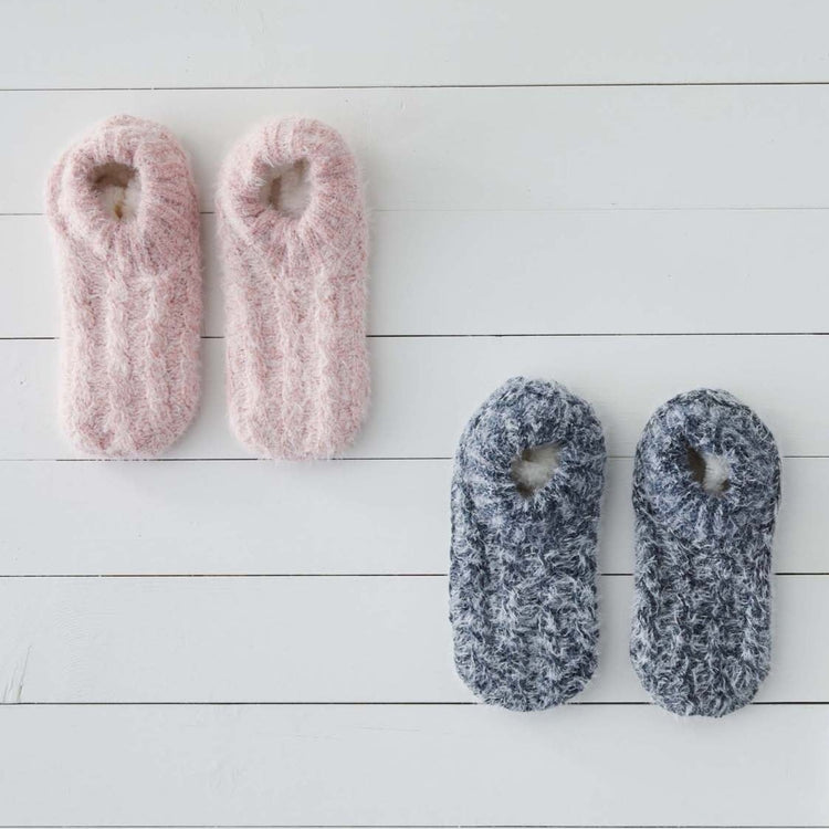 Knit Slippers – Lemon